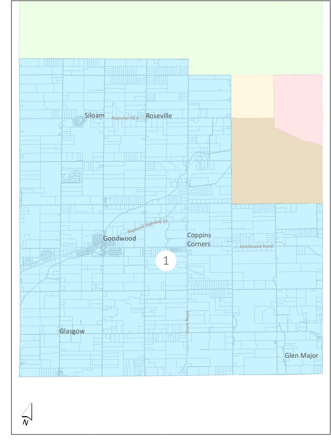 Ward Map | Pamela Beach - Ward 1